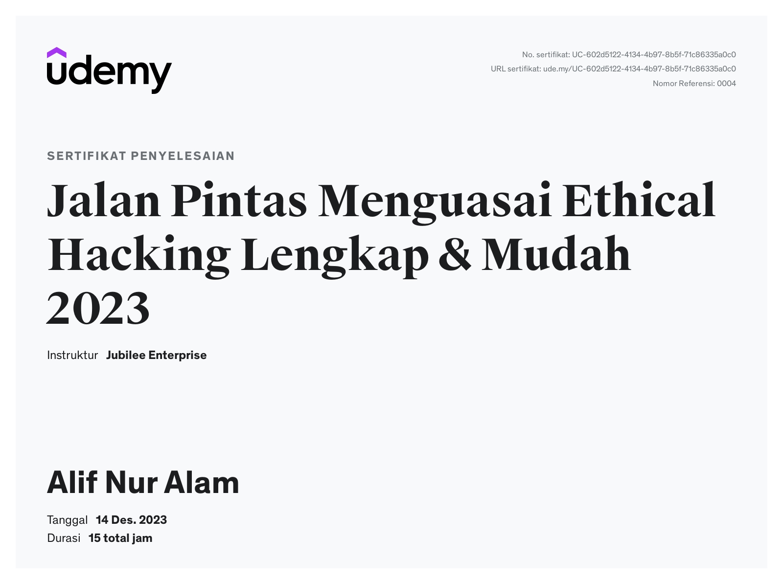 My Portfolio | Alif Nur Alam